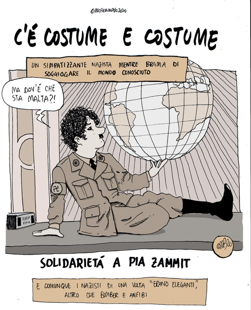 Satira – Solidarietà a Pia Zammit | Corriere di Malta