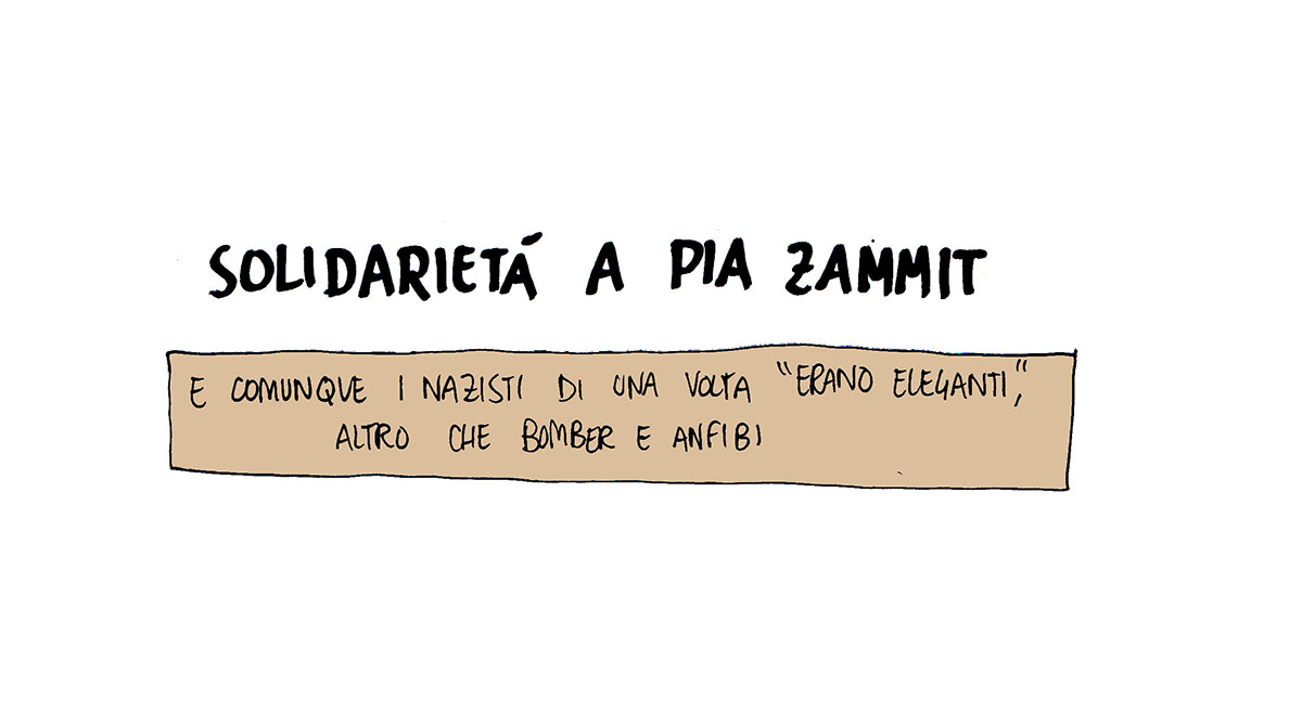 Satira – Solidarietà a Pia Zammit | Corriere di Malta