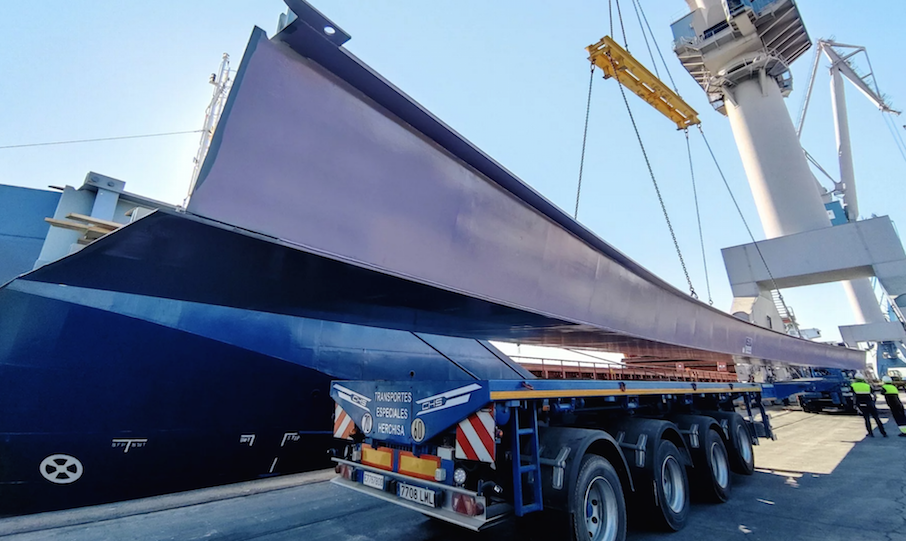 In arrivo dalla Spagna tredici maxi strutture in acciaio per i viadotti ...