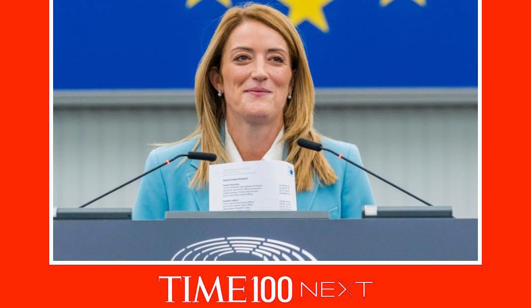 Roberta Metsola nella lista dei 100 leader più influenti della celebre ...