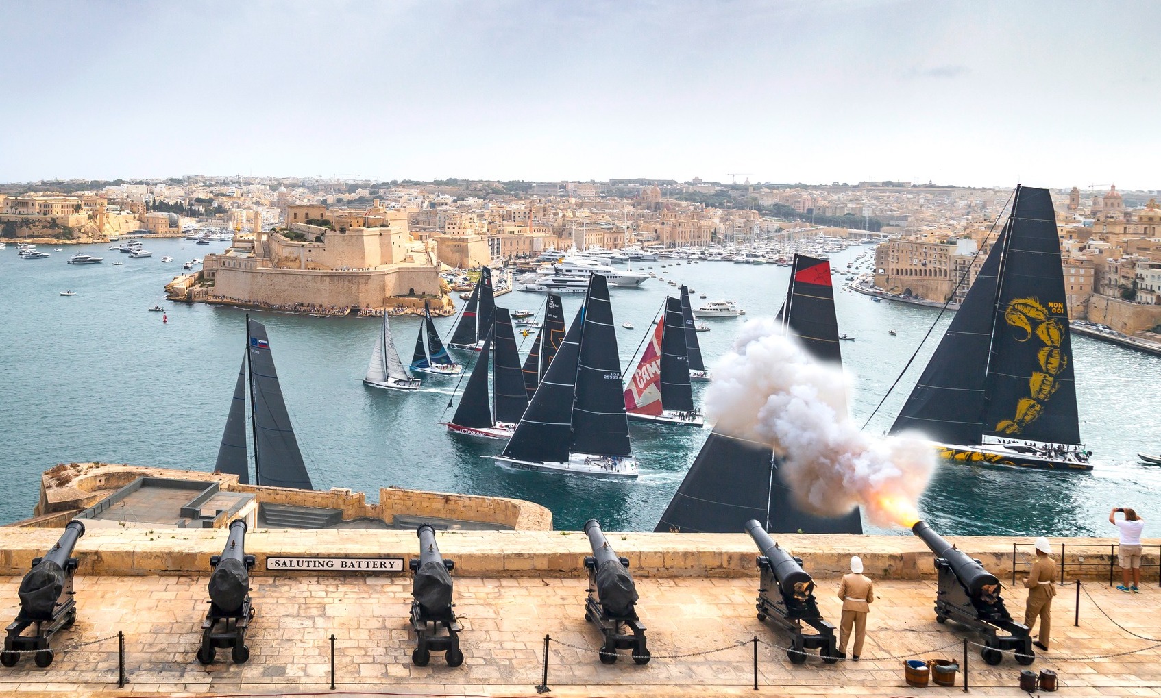 Al via la 44esima edizione della Rolex Middle Sea Race, storica regata ...